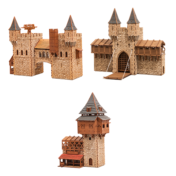 Medieval Castle Model Kit Collection - DIY Castle Puzzle| I BUILT IT ...
