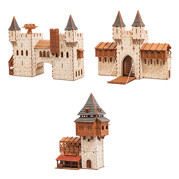 Medieval Castle Model Kit Collection - DIY Castle Puzzle| I BUILT IT ...