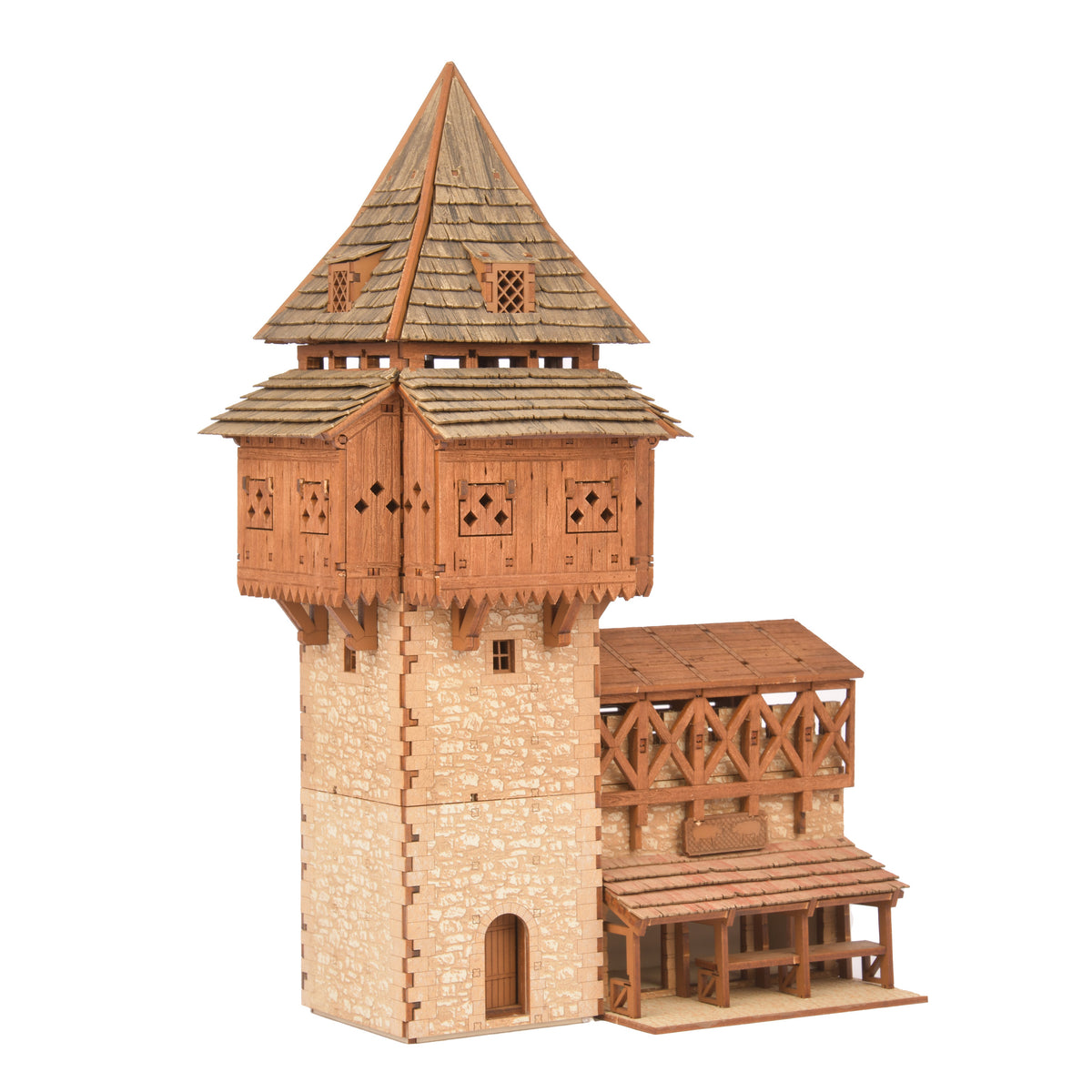 28mm Scale Miniature Medieval Castle Model Kits| I BUILT IT Miniatures