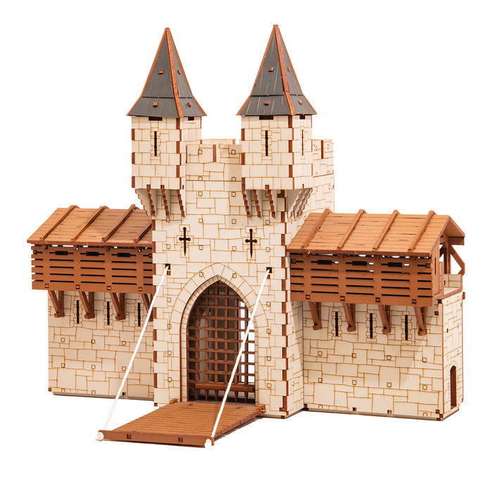 The Barbican - Castle Gatehouse - 28mm Scale - Tabletop Wargaming Kit ...