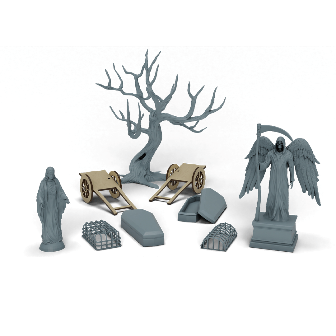 I Built It Miniatures: 28mm Graveyard Kit - Model Terrain| I BUILT IT ...