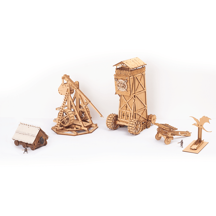 Medieval Siege Weapons Model Kit Bundle - Wooden Puzzle Kit for Adults ...